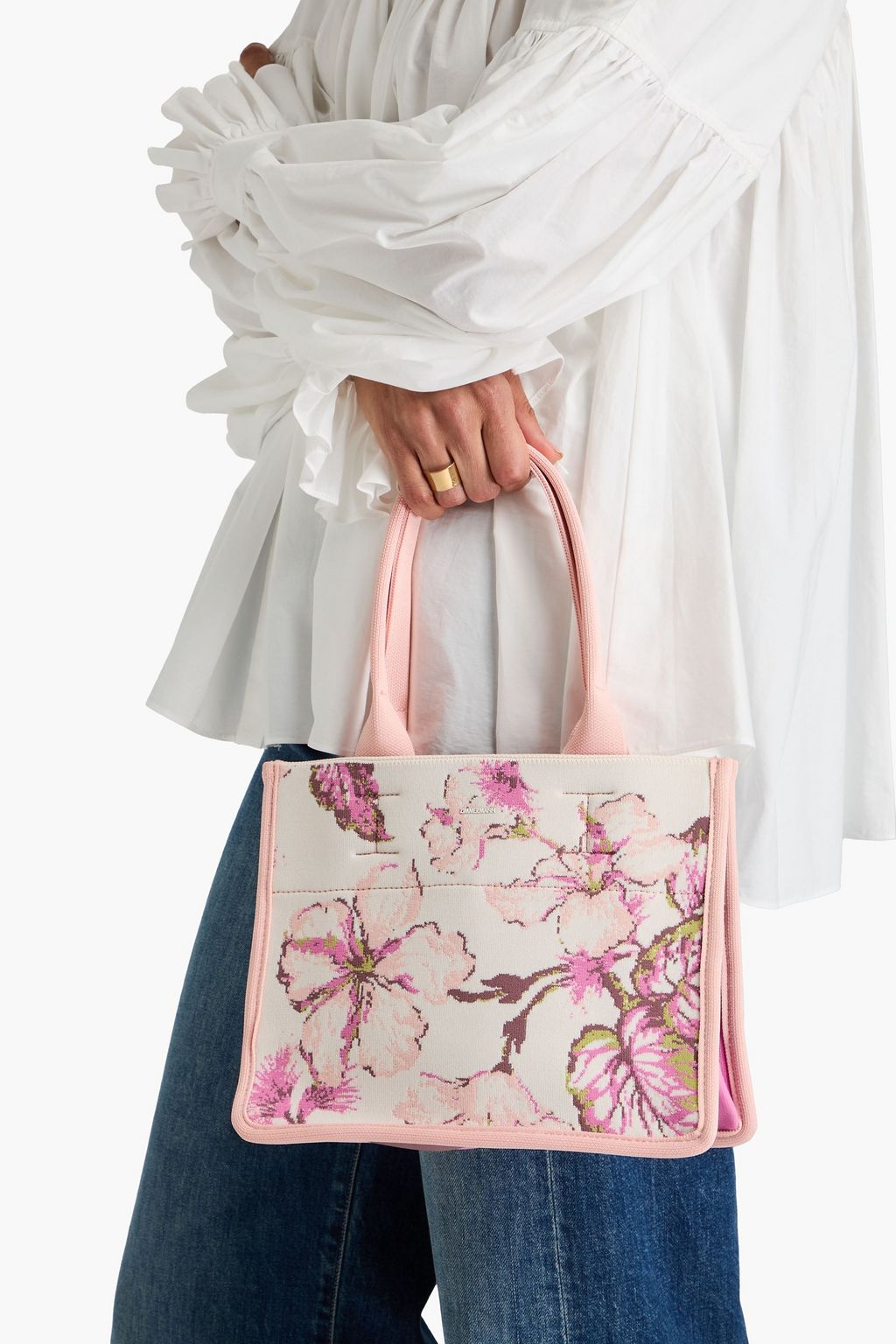 ZIMMERMANN Jacquard-knit Tote Bag – Stylish and Durable Handbag for ...